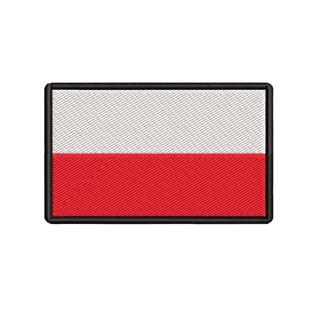 POLAND Flag Patch Embroidered Iron-on/sew-on Embroidery Applique ...
