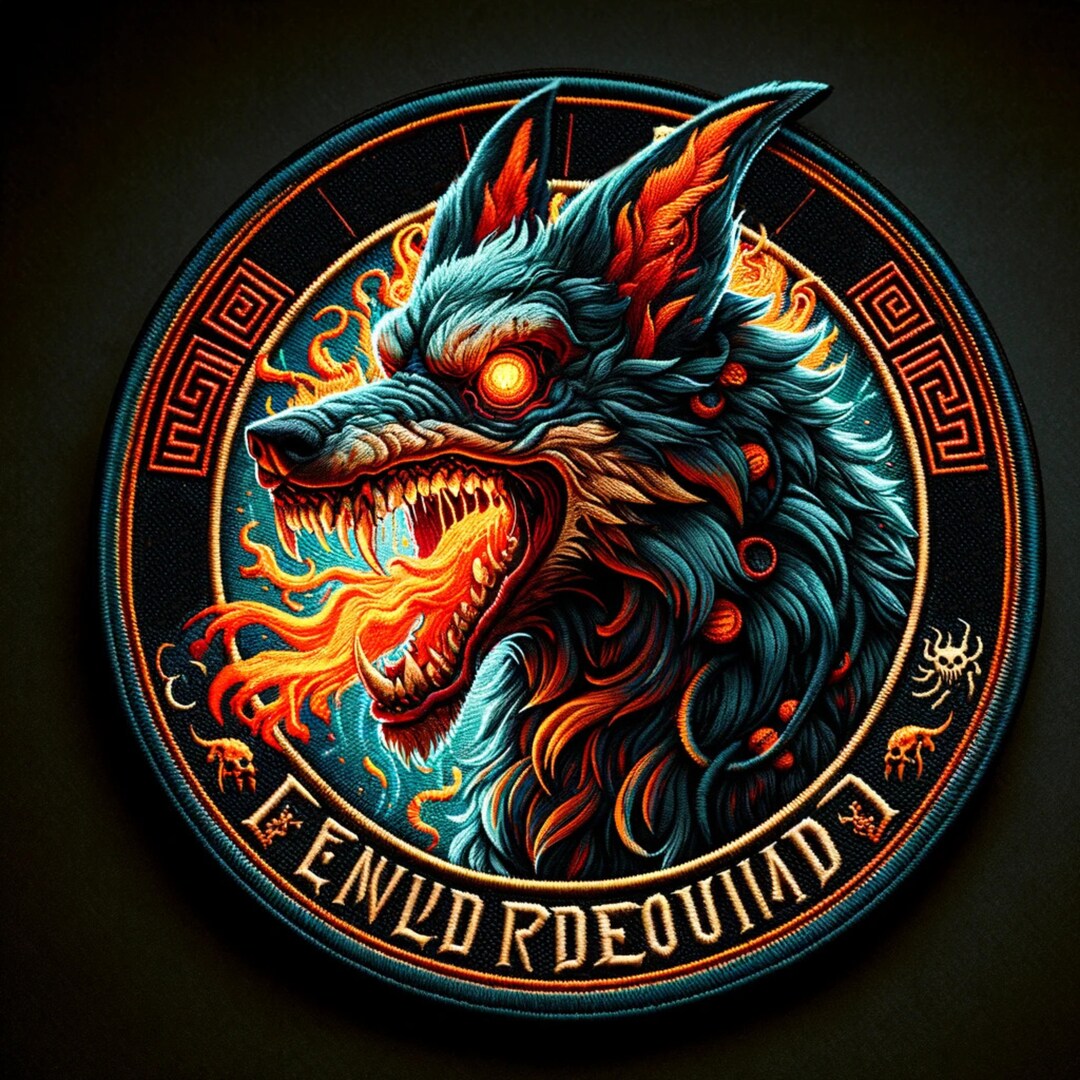 Hellhound Patch Iron-on/sew-on Applique for Clothing Jacket Vest Jeans ...