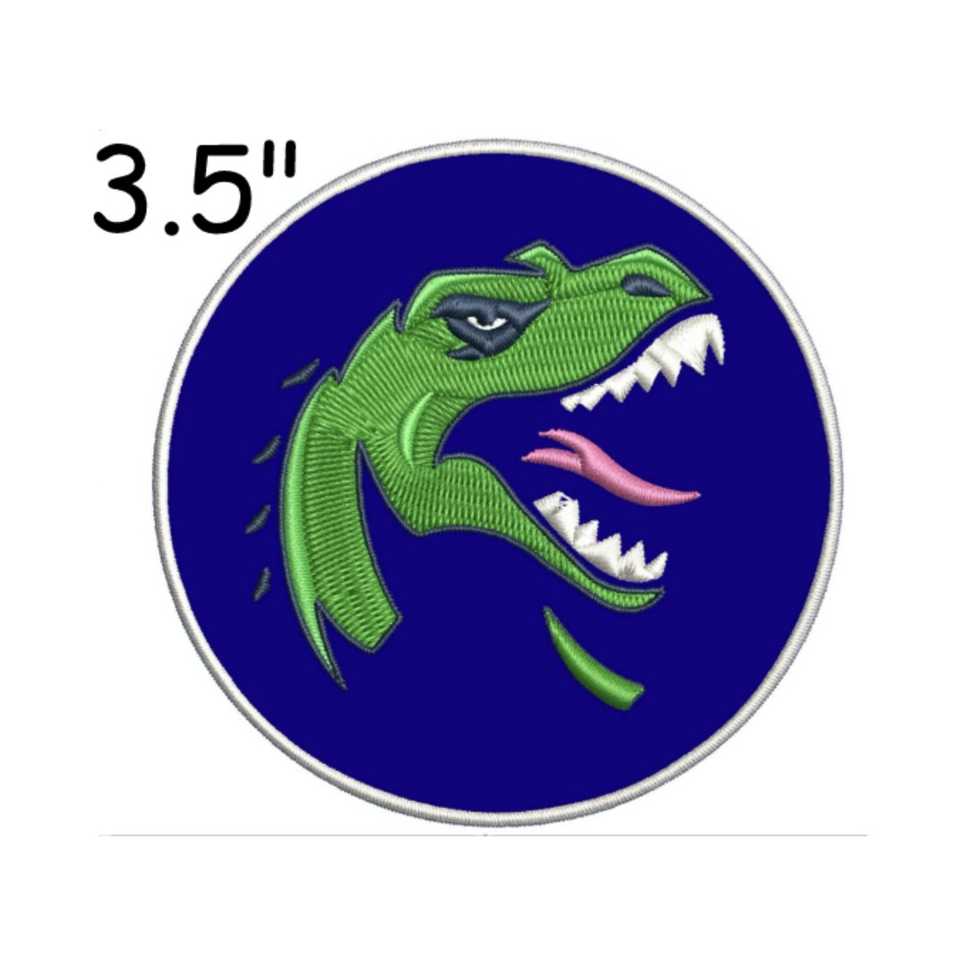 Dinosaur Patch Embroidered Iron-on/sew-on Applique for Clothing Jeans ...