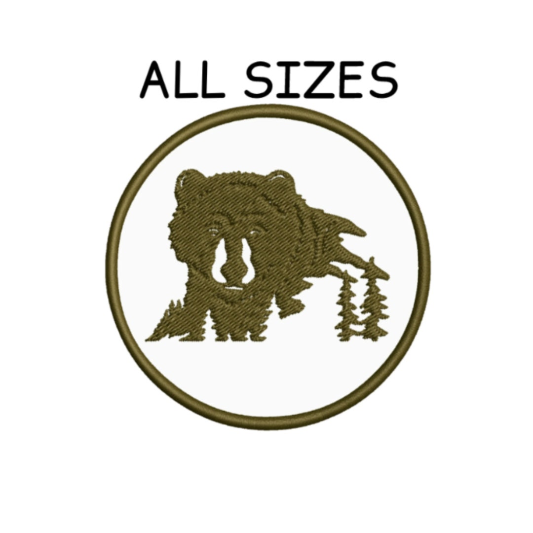 Bear Patch Embroidered DIY Iron-on Applique Clothing Vest Backpack ...