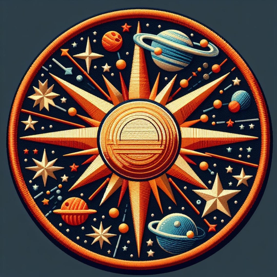 Solar System Patch Iron-on/sew-on Applique for Clothing Vest Jacket ...