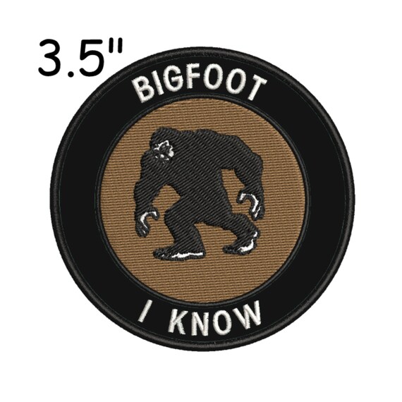 Bigfoot Lives Patch 3.5 Embroidered DIY Iron-on Applique - Etsy