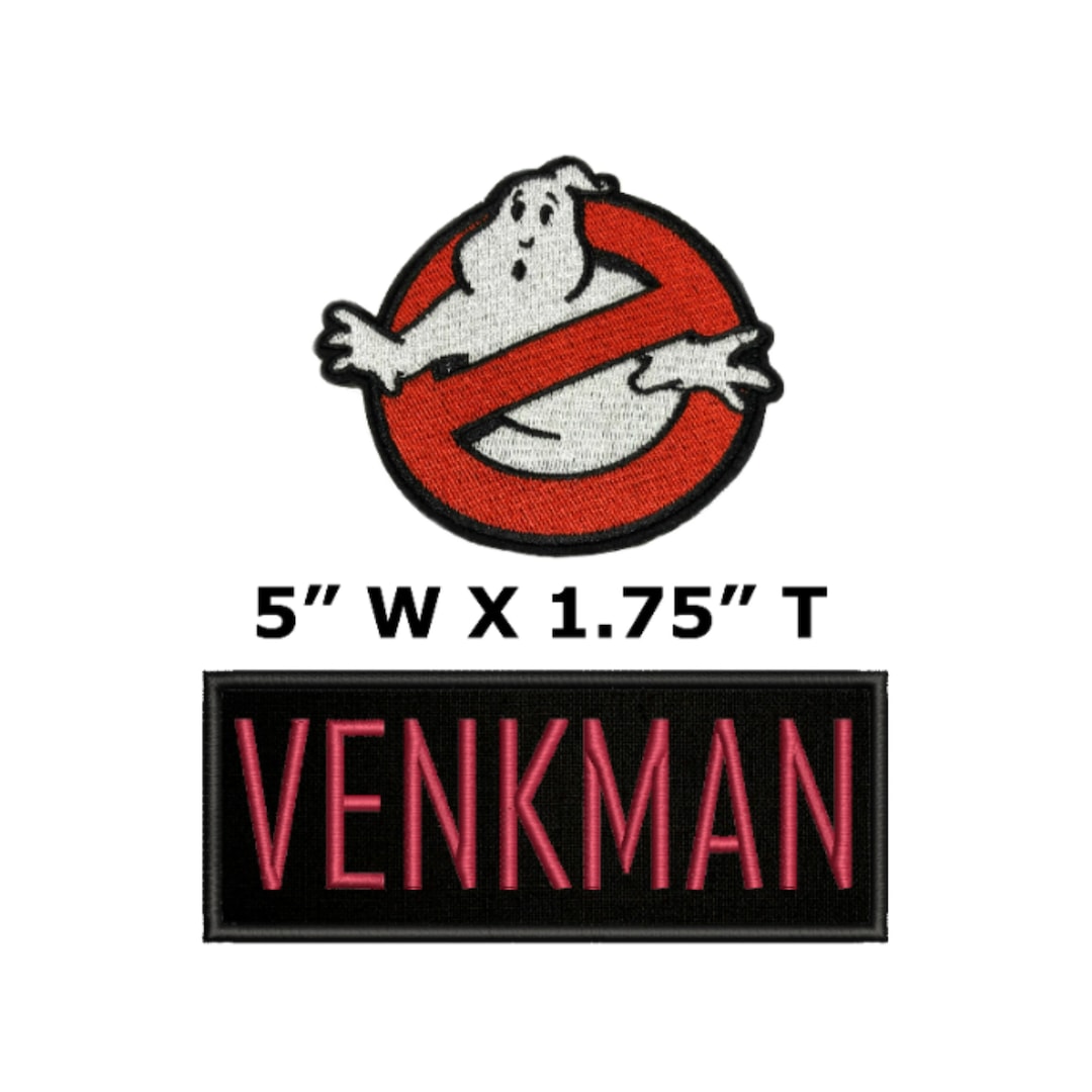 ADULT Ghostbusters Venkman Name Tag and No Ghost Logos Set of - Etsy