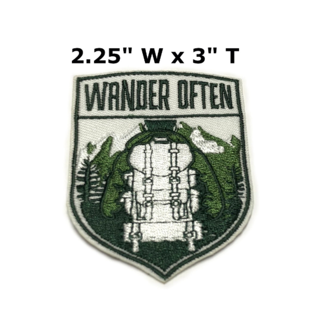 Mountain Patch Embroidered Iron-on/sew-on Applique for Clothing Vest ...