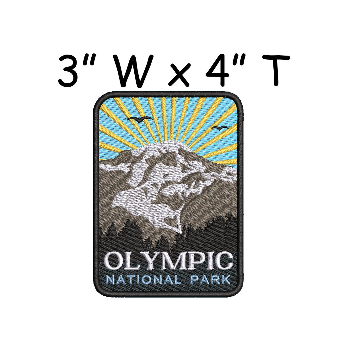 Olympic National Park Patch Embroidered Iron-on/sew-on Applique for ...