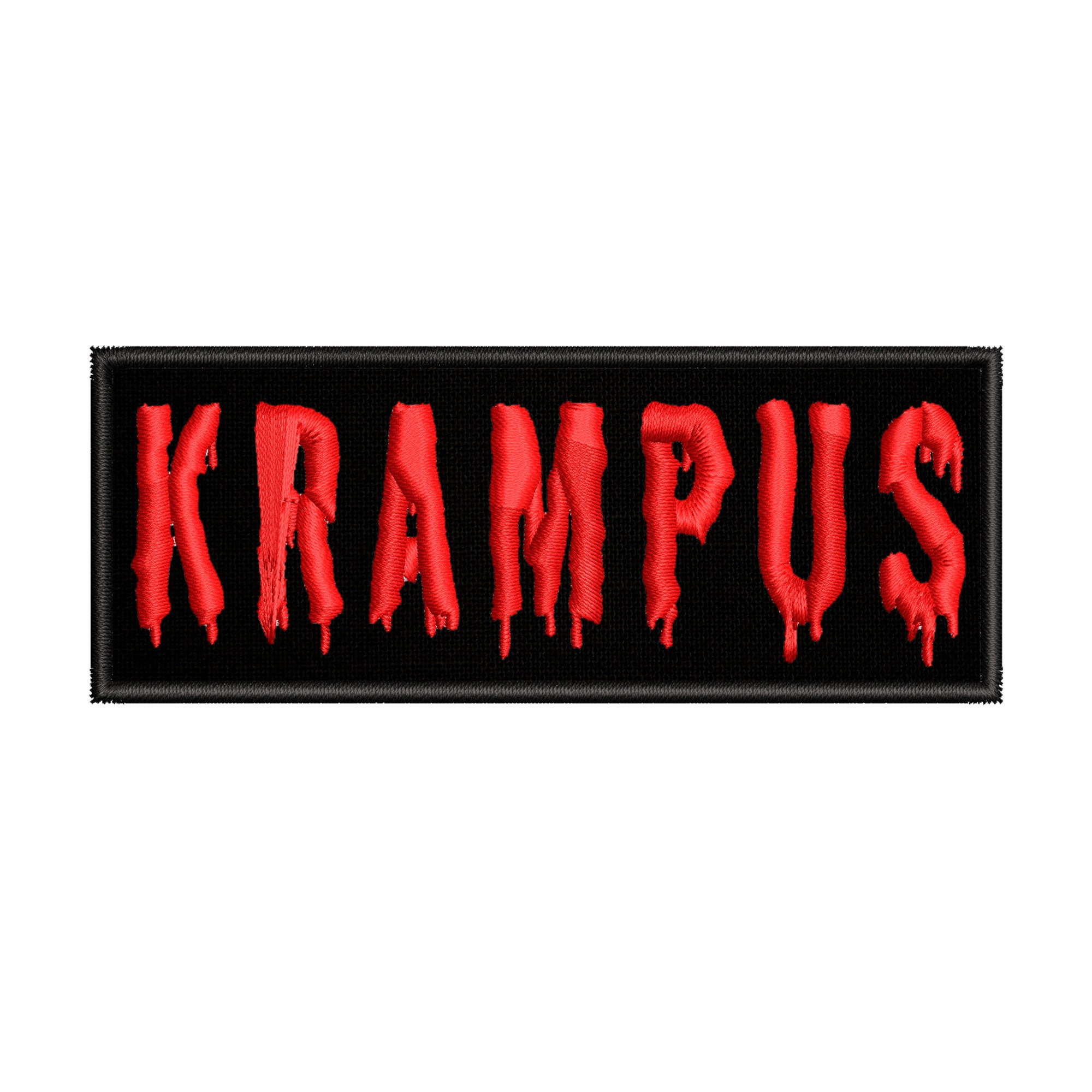 Krampus Christmas Horror Patch Embroidered Iron-on Applique - Etsy New ...