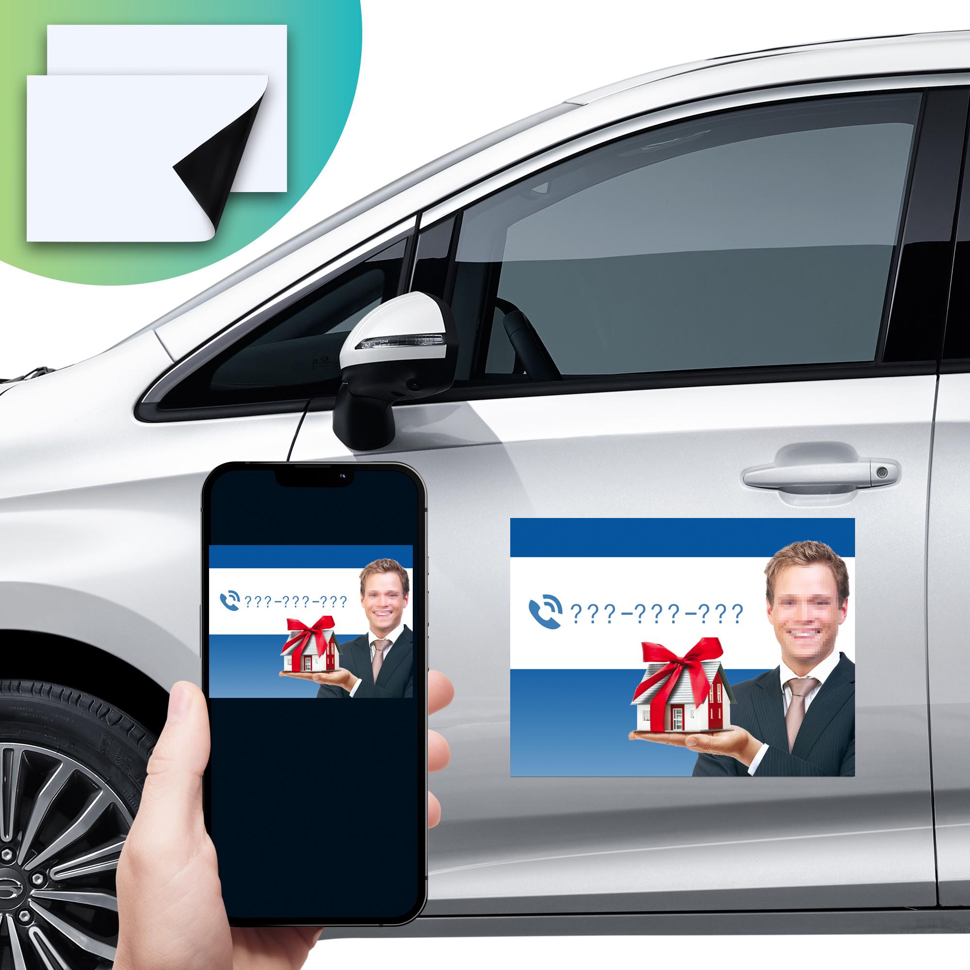 Custom Car Magnet | Personalized Vehicle Magnet for Business or ...