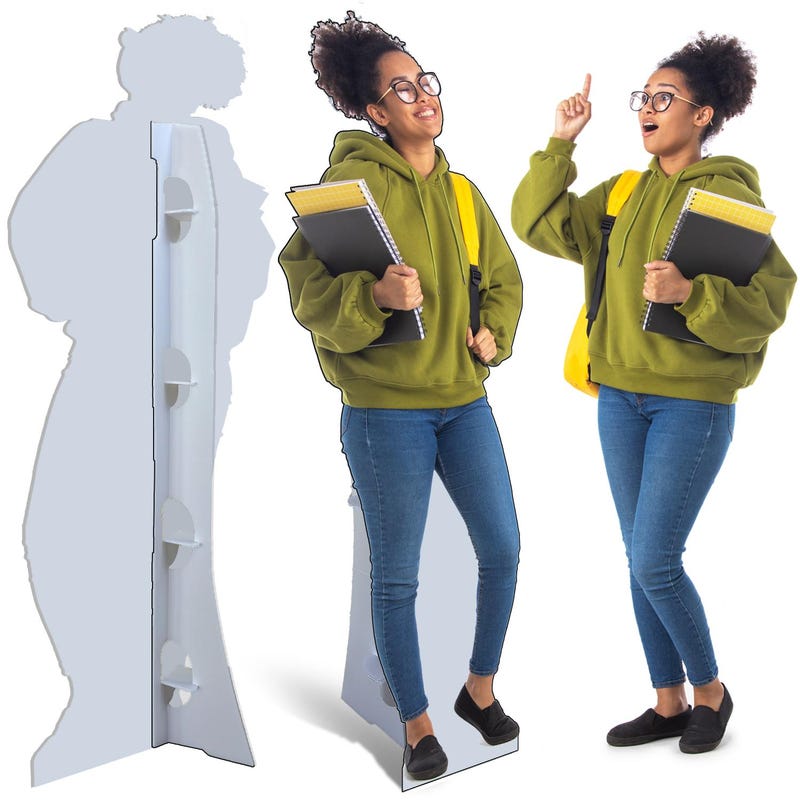 Cardboard Cutout Person - Etsy
