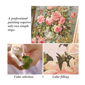 Happy Zoo Paint by Numbers Colorful Oil Painting Abstract 16x20 Framed ...