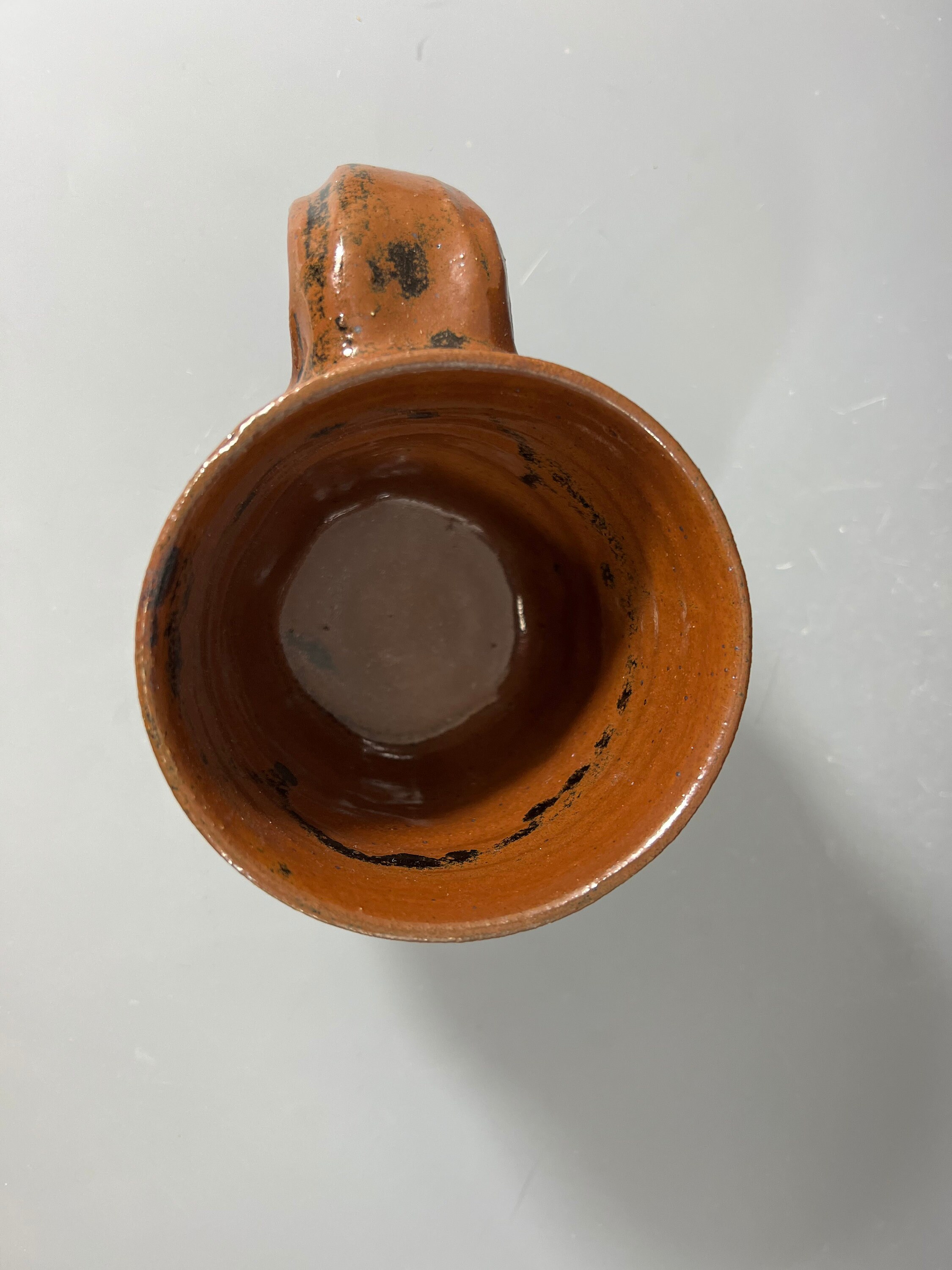 Textured Mug With Hamada Rust Glaze | Etsy