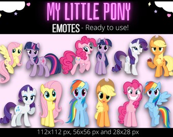 Pony Emotes - Etsy