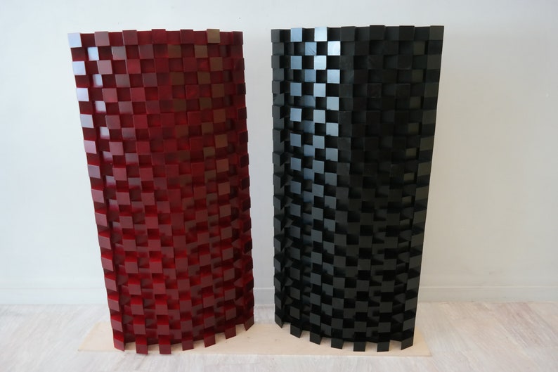 3D Wall Decor Wood Sound Diffuser - Etsy