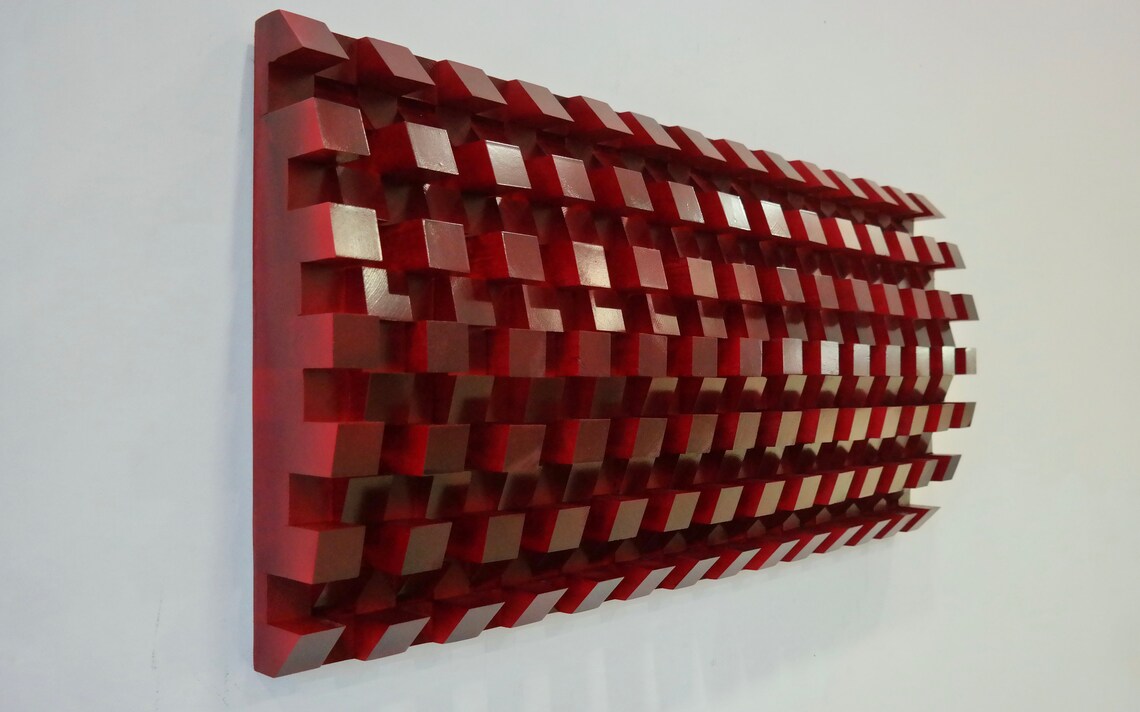 3D Wall Decor Wood Sound Diffuser - Etsy