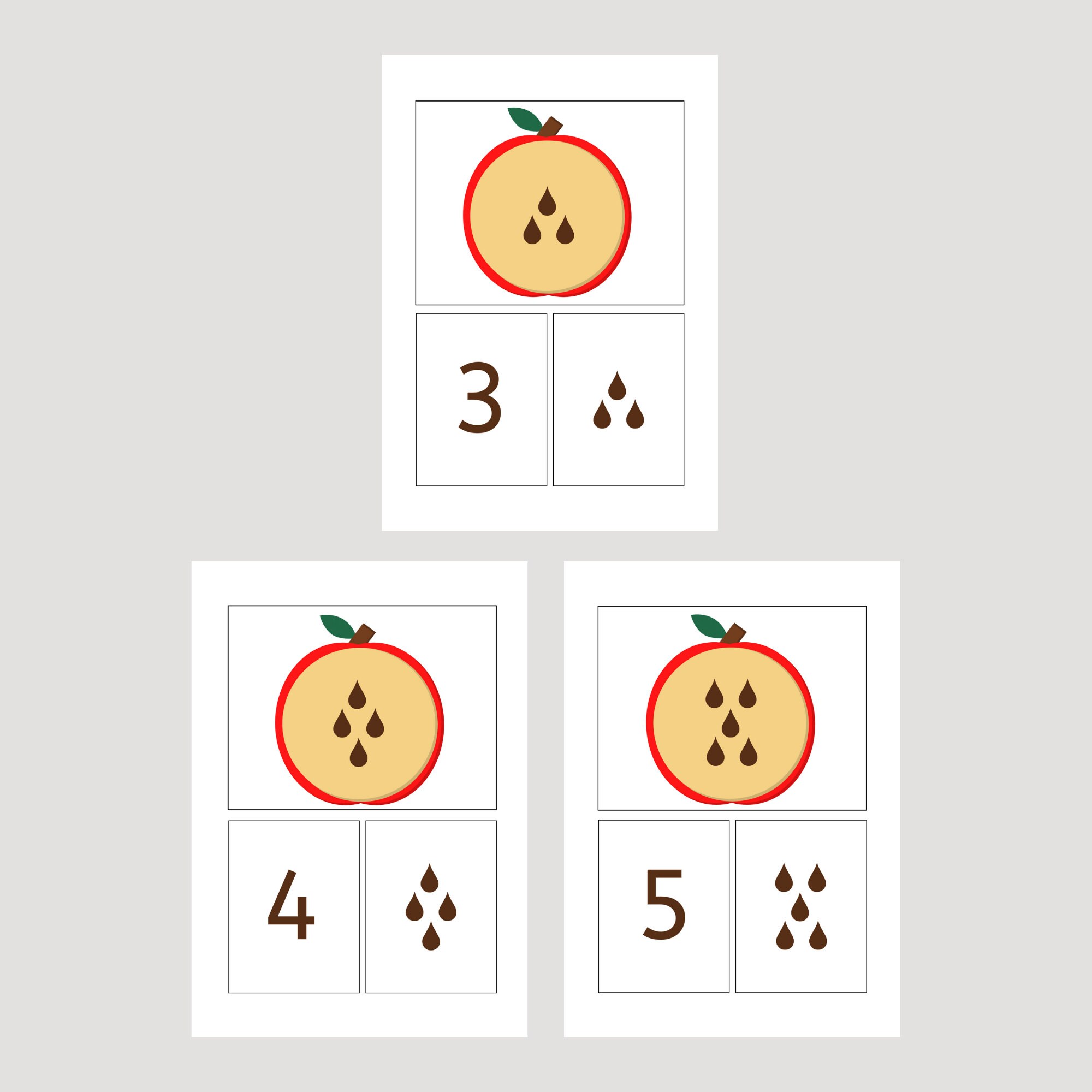 Learning & School Toys & Games A4 Size Printable Poison Apple Seed ...