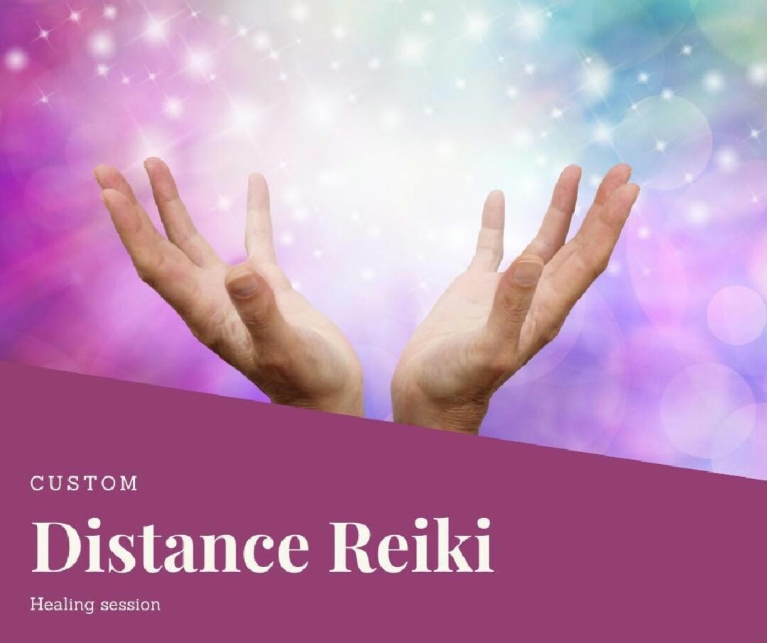 Custom | Single Distance Reiki Session | Crystal Healing | Package 1A ...