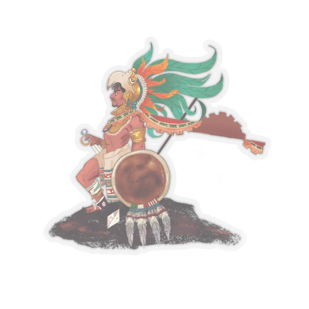 Aztec Warrior Sticker - Etsy