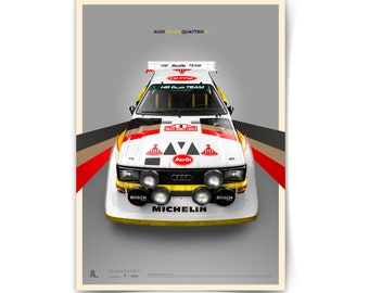 Audi Quattro Poster | Etsy