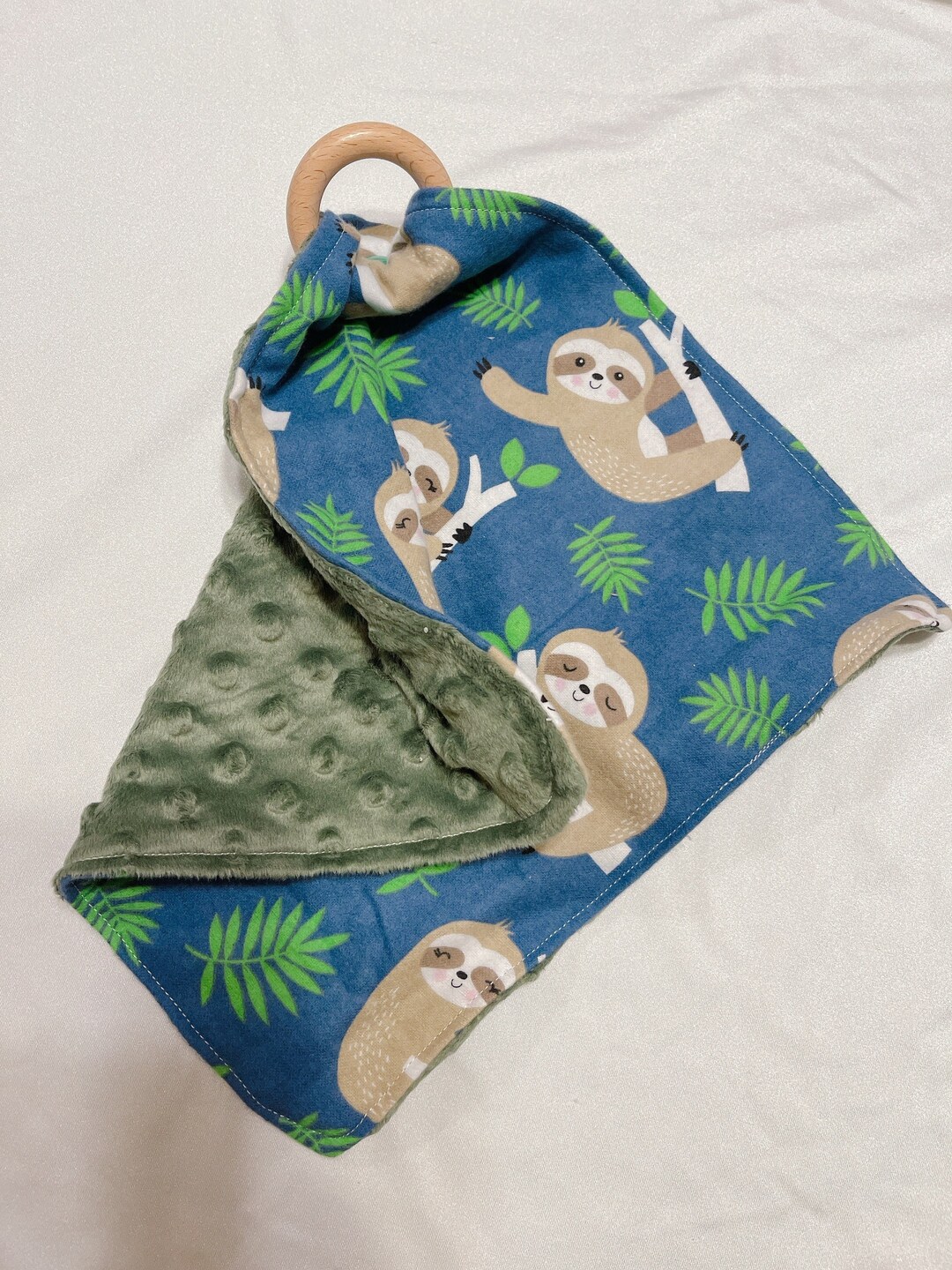 Sloth Baby Lovey | Baby Shower Gift | Sloths | Baby Boy | Baby Blanket ...