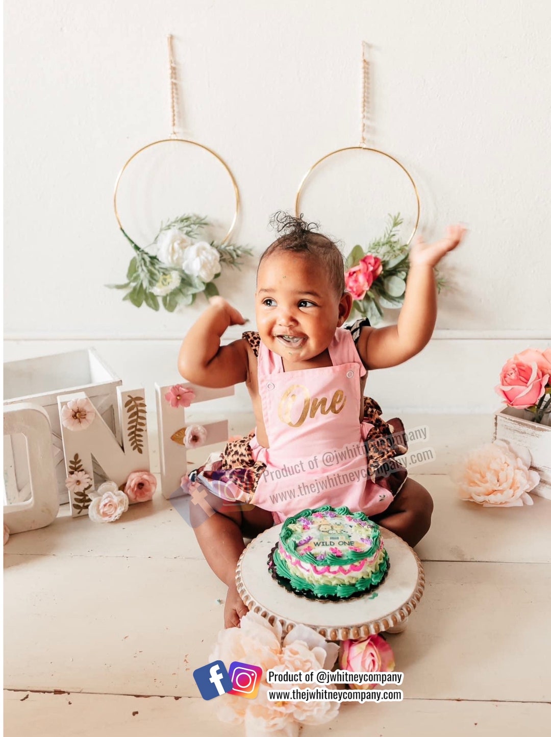 First Birthday Romper/ Wild One Outfit/ Birthday/ Child Romper/ Animal ...