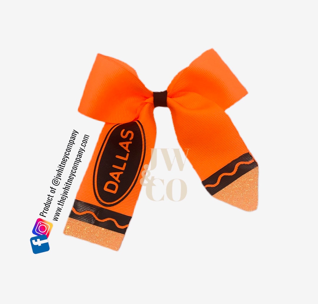 Crayon Bow, Back to School Bow, Colorful Bows, Personalized Hair Bow ...