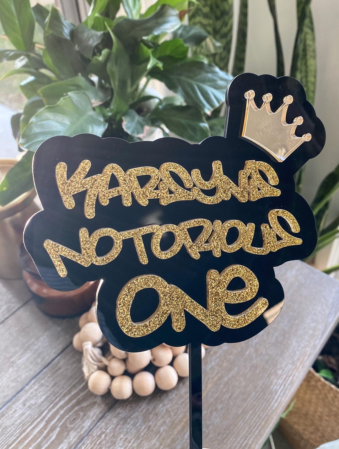 Notorious One With Crown - Etsy