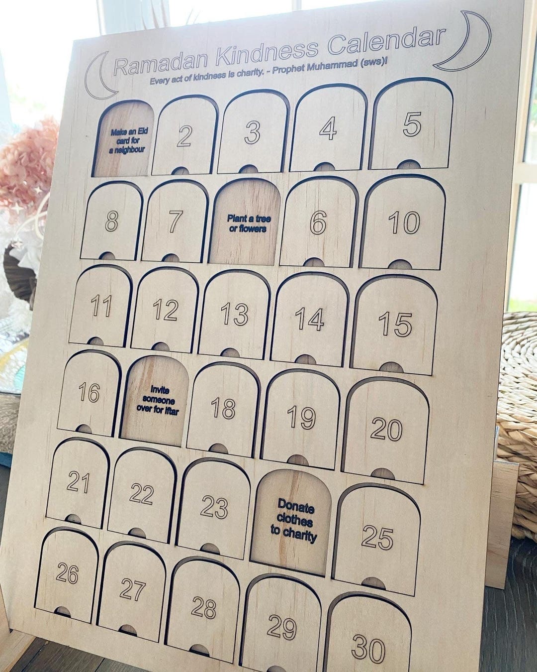 Ramadan Kindness Calender - Etsy Australia
