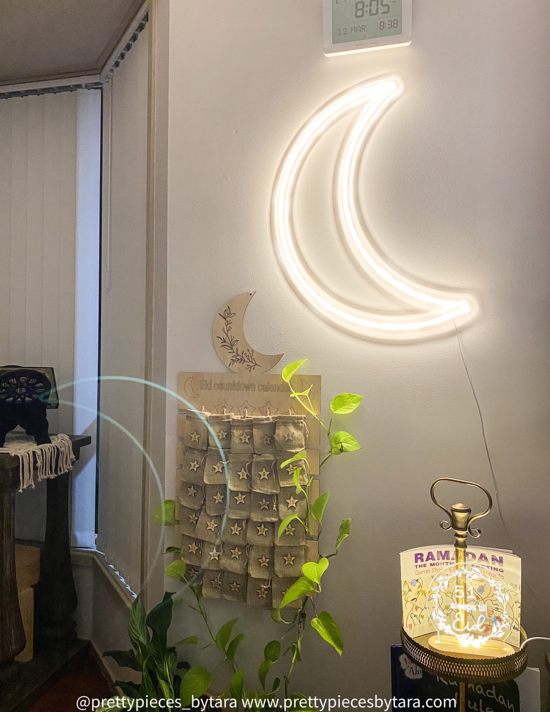 Cresent Moon NEON Lights - Etsy