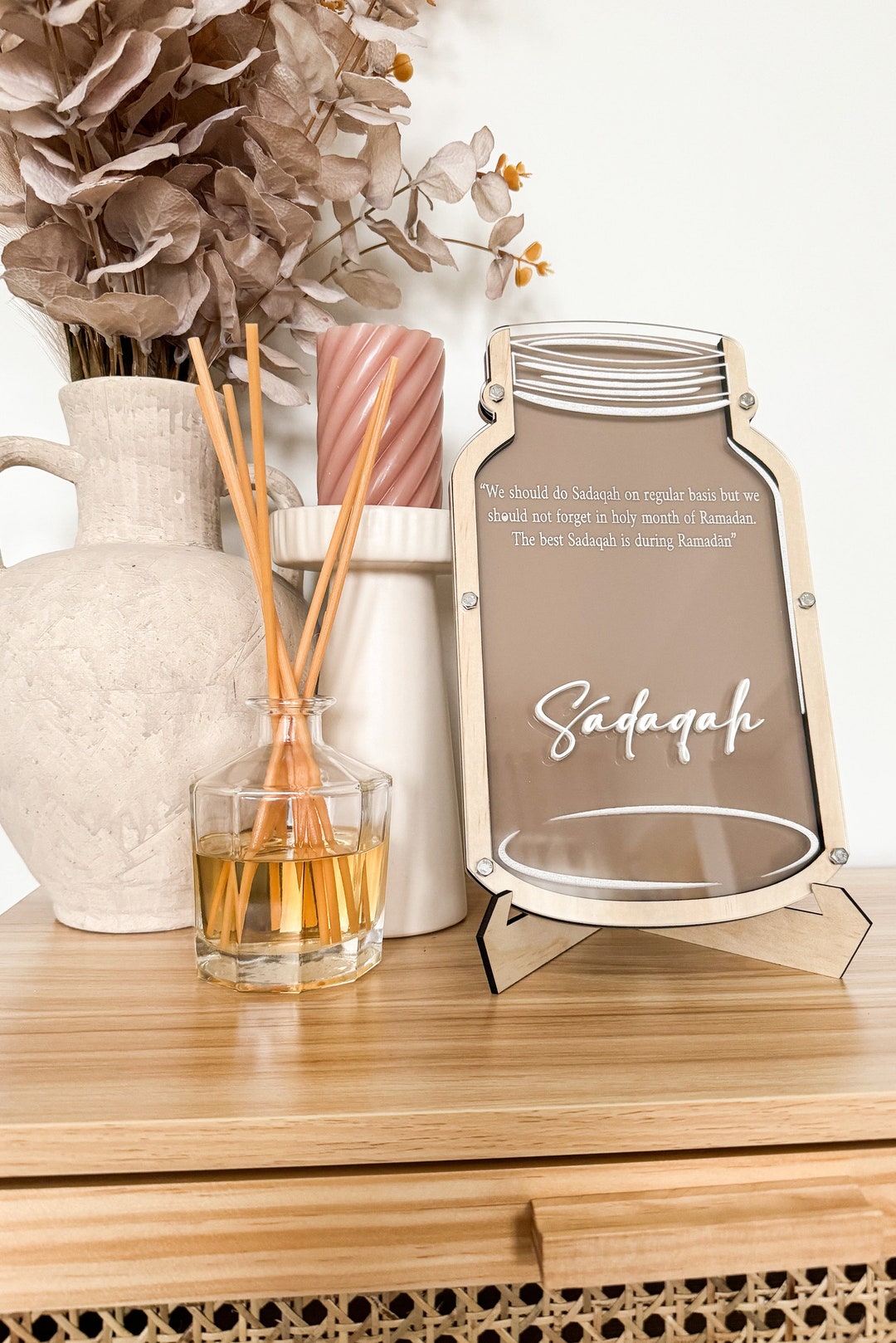 Sadaqah Jar With Quote - Etsy