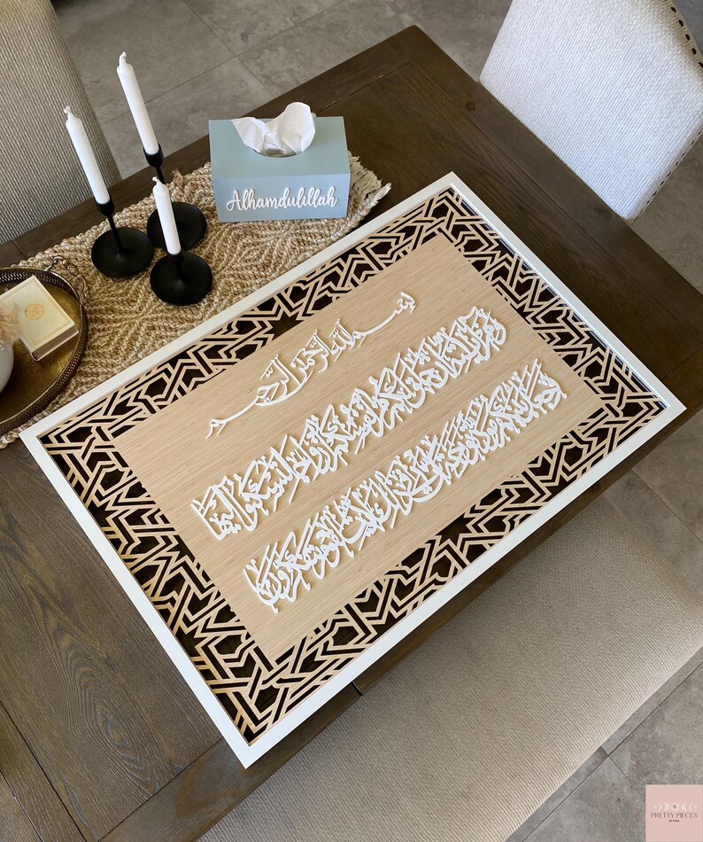 Surah Al Rum Rectangle Frame - Etsy Australia