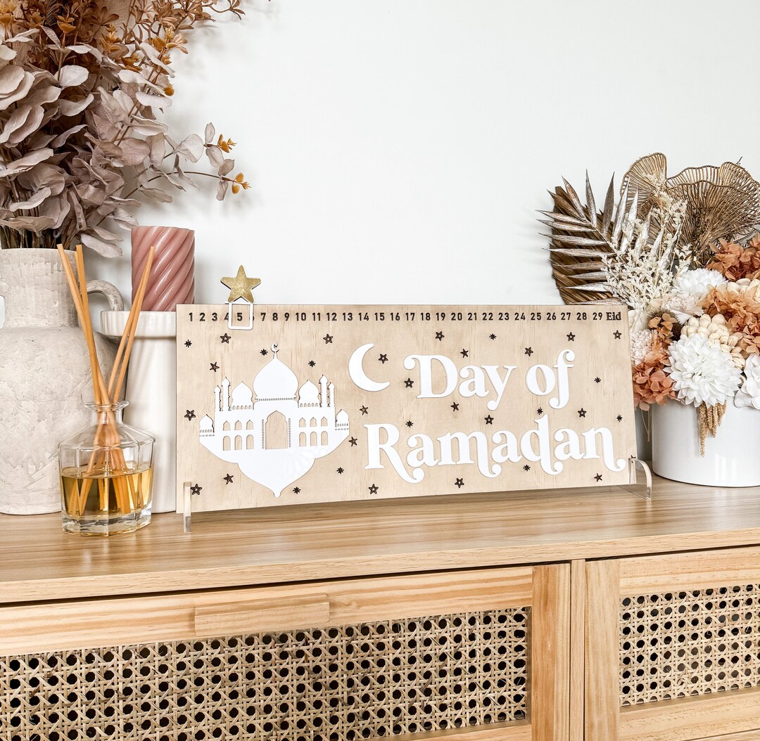 Eid Countdown Calender With Sliding Top Star - Etsy