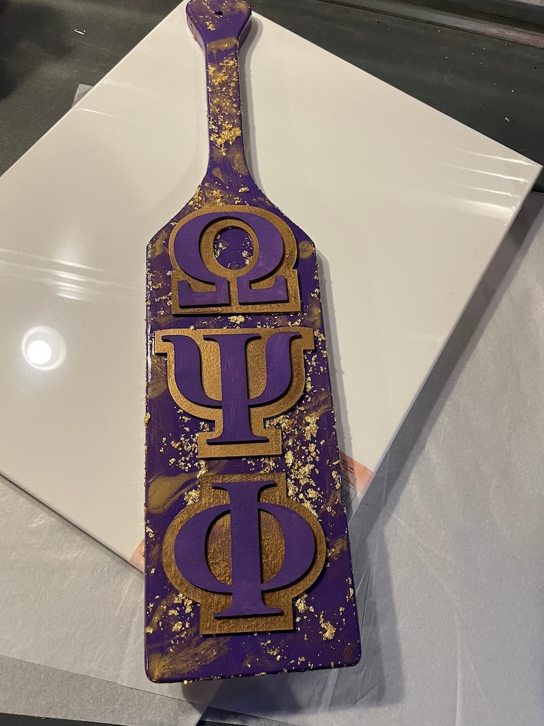 Omega Psi Phi Inspired Paddle - Etsy