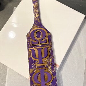 Omega Psi Phi Inspired Paddle - Etsy