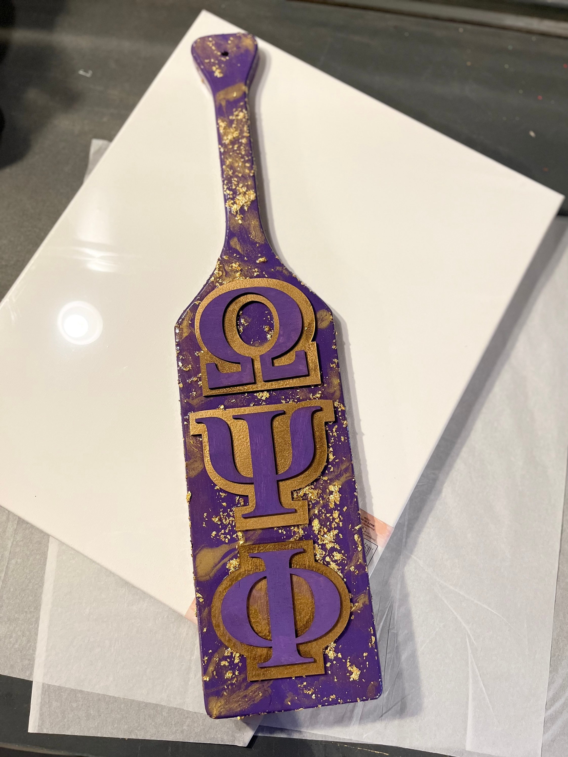 Omega Psi Phi Inspired Paddle - Etsy