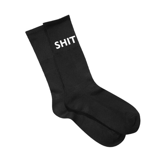 Pair of Shit Socks Joke Rude Insult Surprise Gag Gift Funny | Etsy