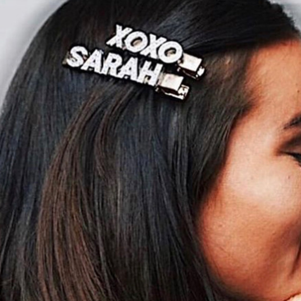 Personalised Hair Clip, Custom Hair Clip, Customised Hair Clips ...