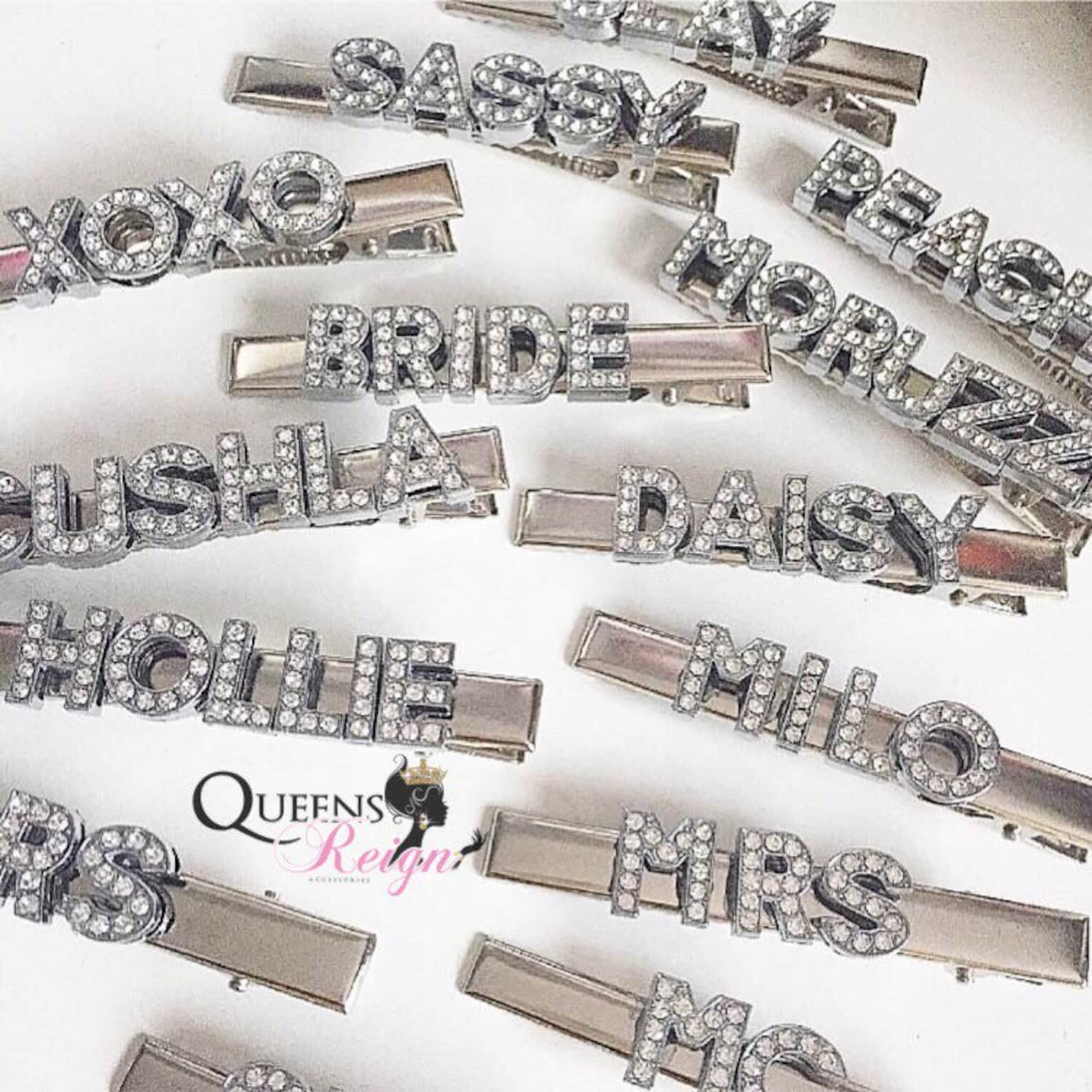 Personalised Hair Clip, Custom Hair Clip, Customised Hair Clips ...