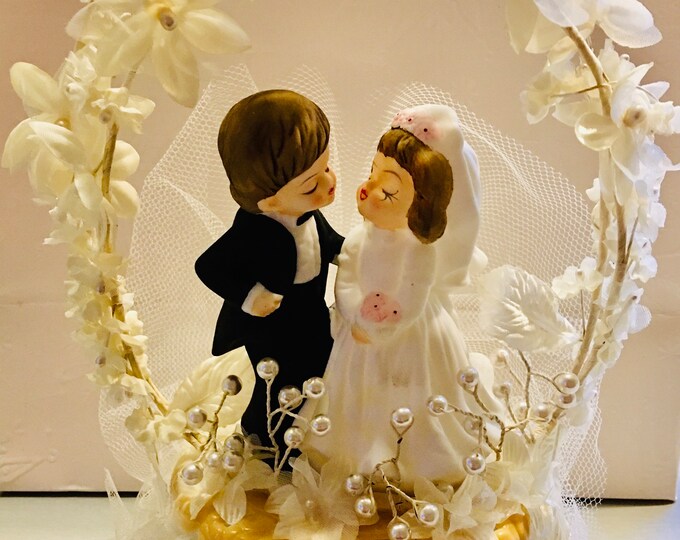 Vintage Collectible Old 1960s-1970s Wedding Cake Topper - Etsy