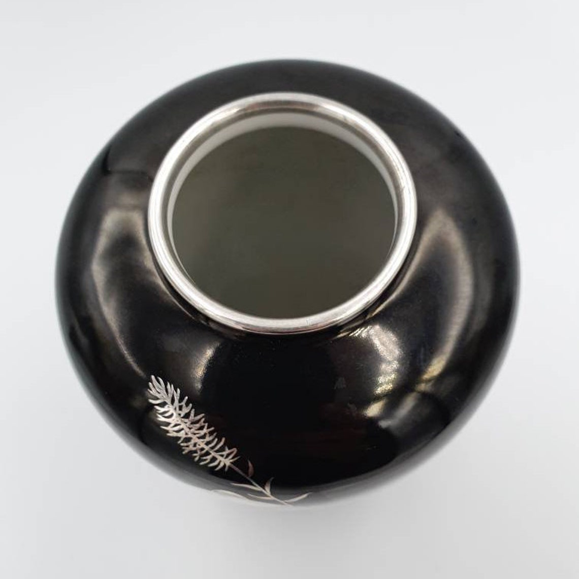 Rosenthal Selb-plossberg Silver Overlay Vase With Flying Birds 1955 - Etsy