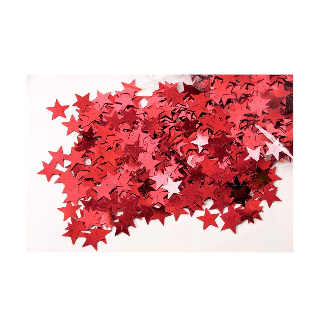 Red Star Party Confetti 0.5oz – 2 Bags - Etsy