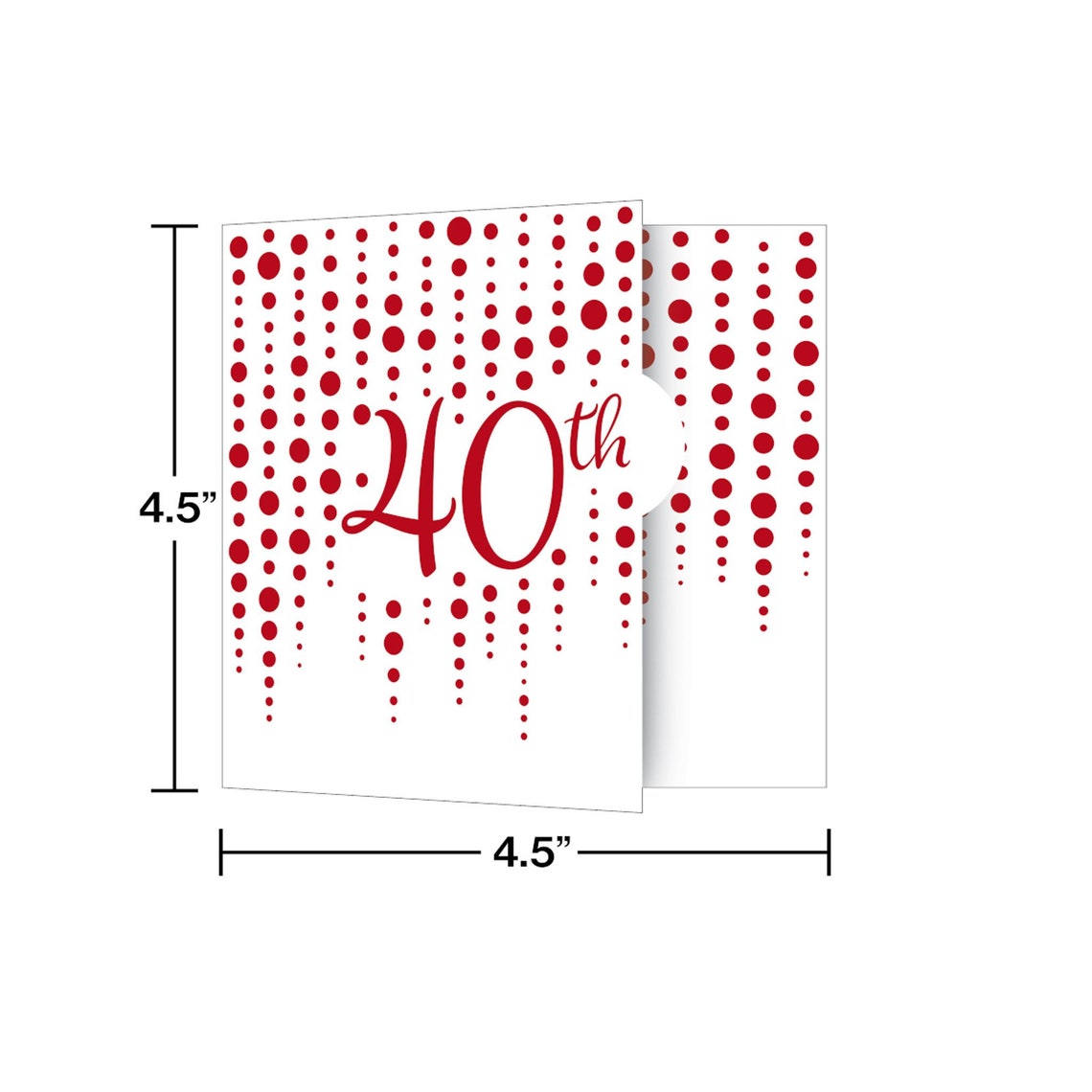 Ruby 40th Anniversary Party Invitations – 8 Count - Etsy