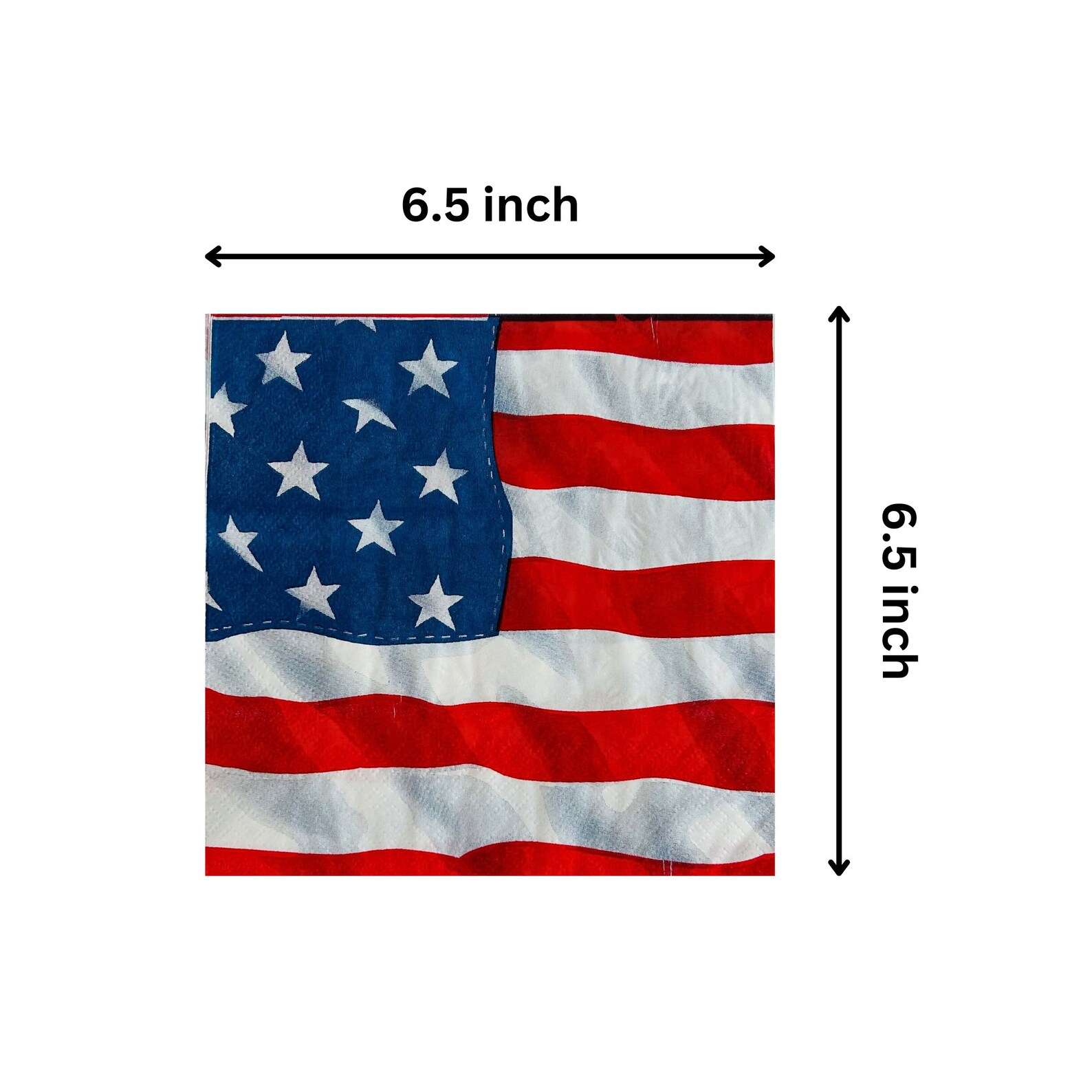 Patriotic Themed Bundle With Dinner Plates, Dessert Plates and Napkins ...