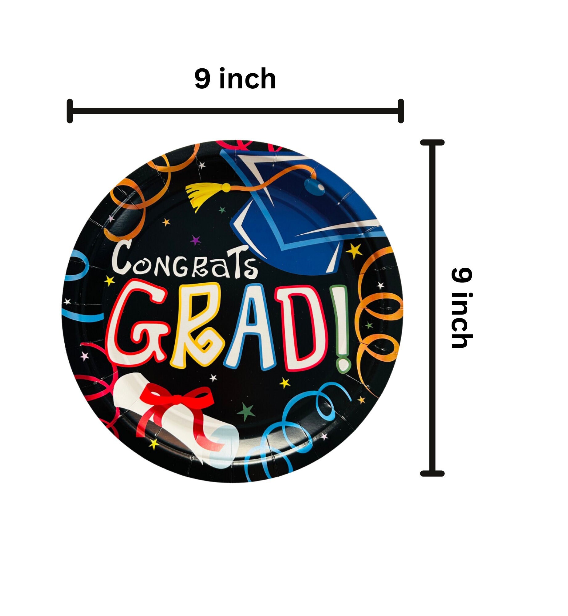 Graduation "congrats Grad" Themed Bundle With Luncheon Napkins and ...