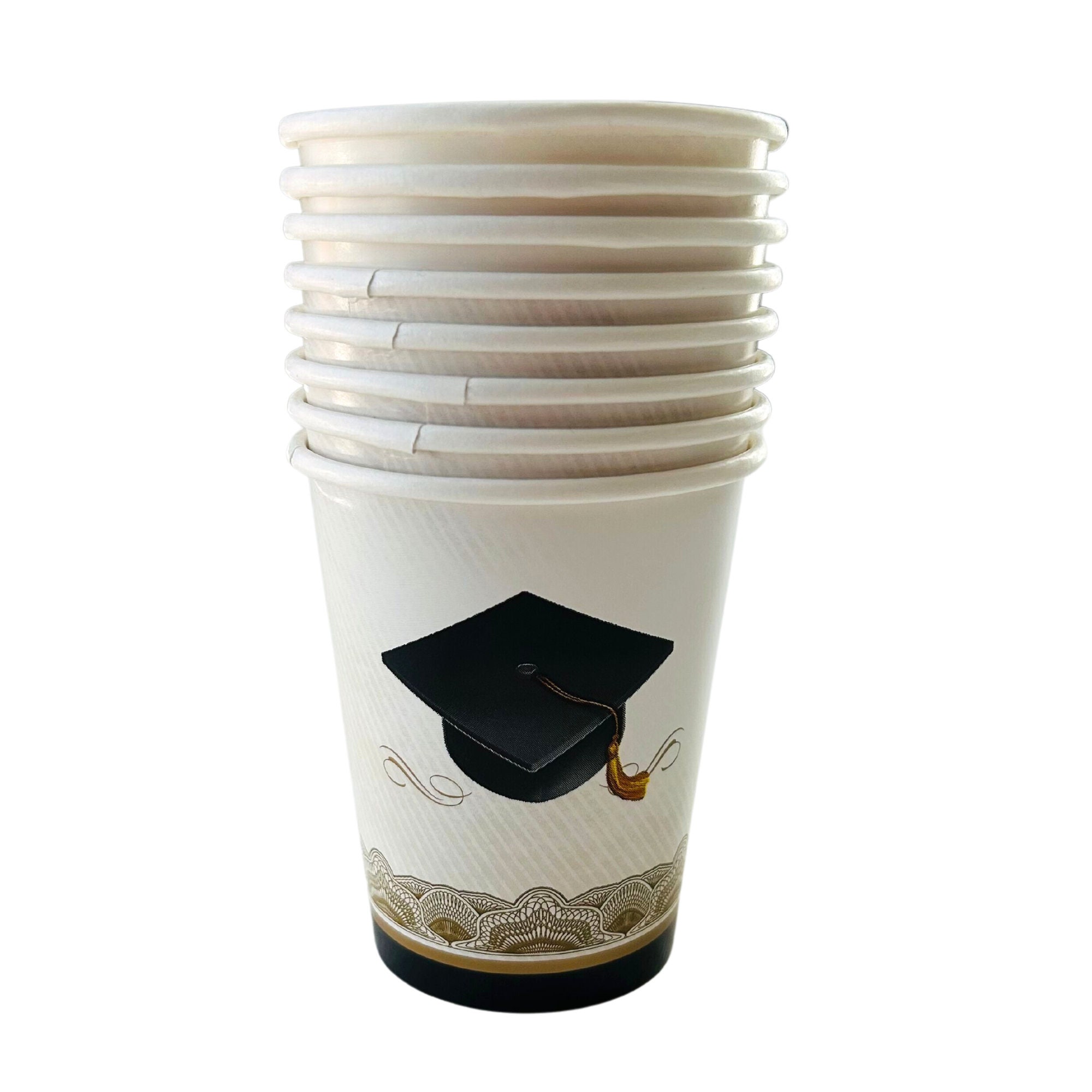Graduation Classic Hot/cold Disposable Paper Cups With 9-ounce - Etsy
