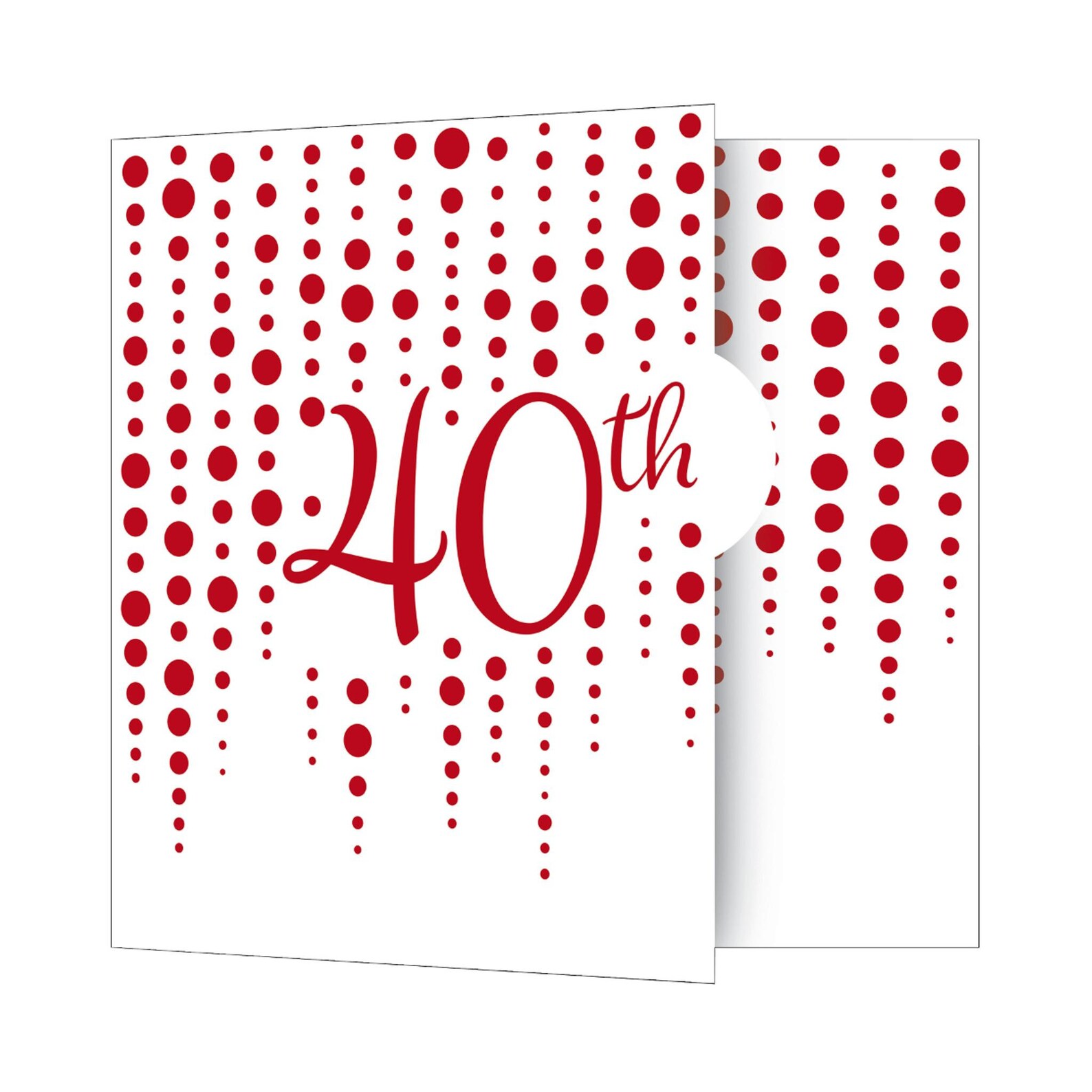 Ruby 40th Anniversary Party Invitations – 8 Count - Etsy