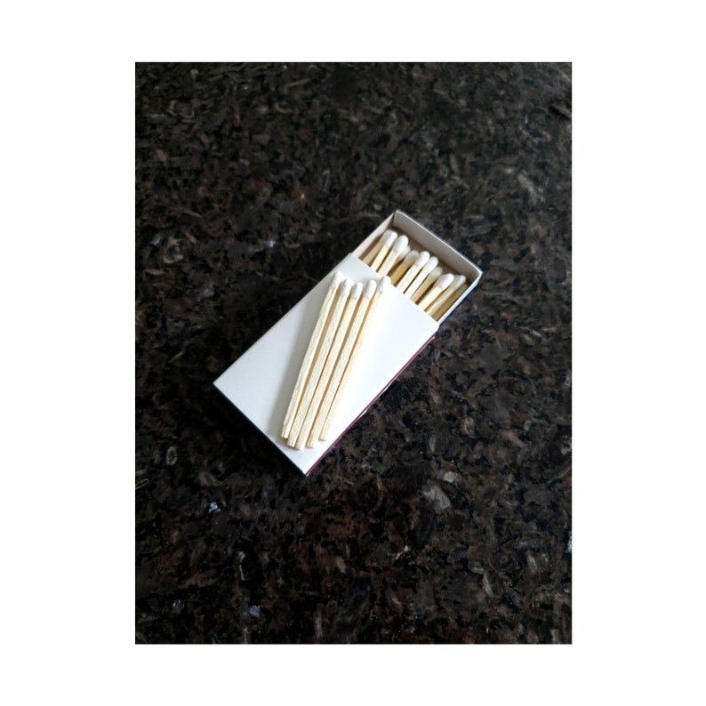 White Boxes of Matches With Strike On - Etsy