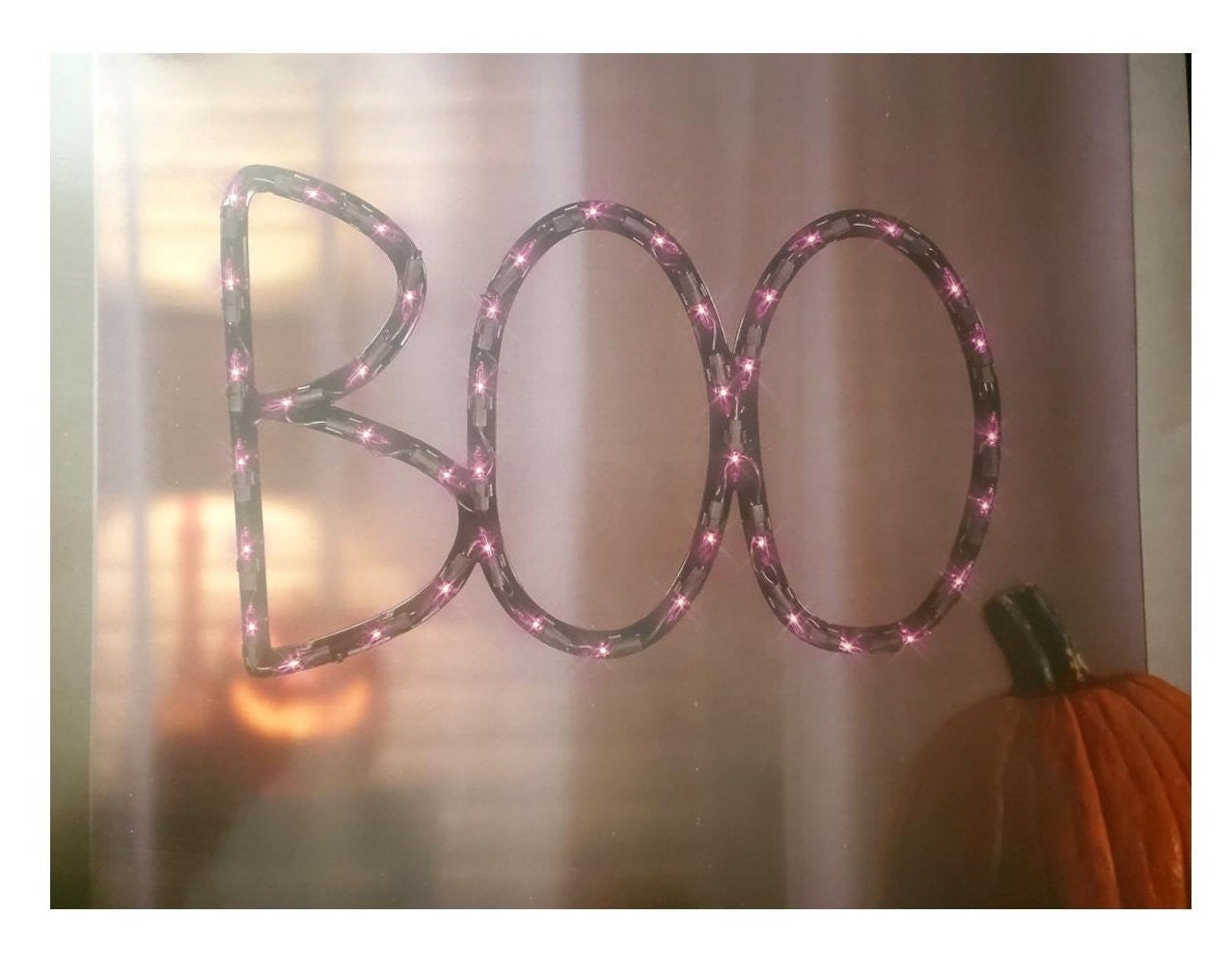 Halloween BOO Lighted Silhouette Window Decoration 1 Piece | Etsy