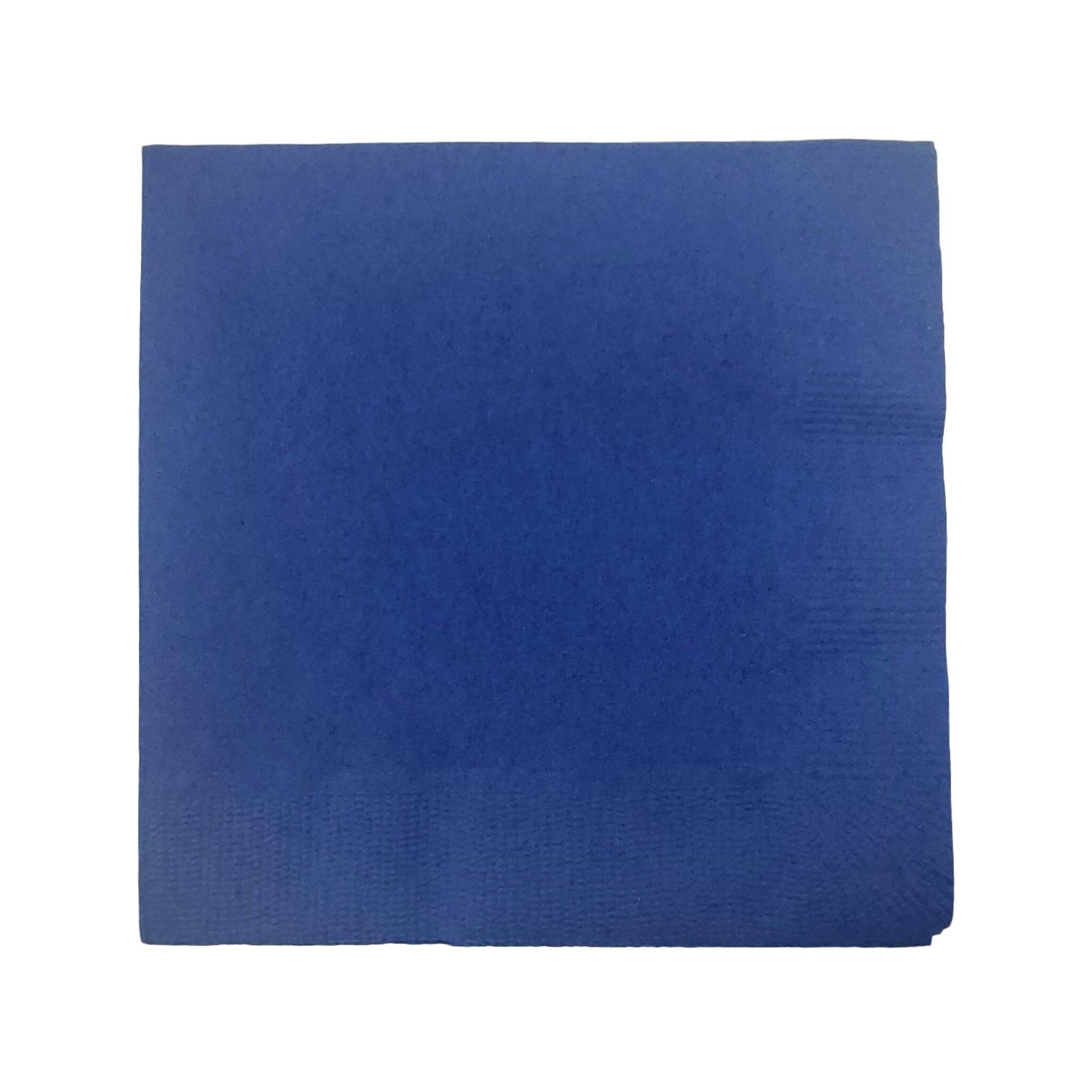 Royal Blue Plain Solid Color Paper Disposable Luncheon Napkins - Etsy