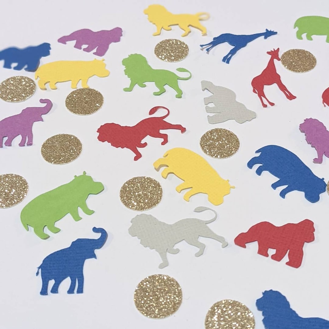 Party Animal Confetti / Jungle Confetti / Wild One Confetti / Jungle ...
