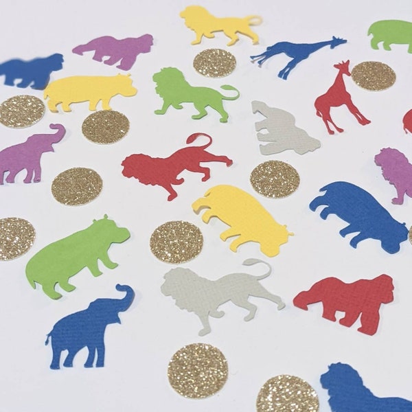 Animal Confetti - Etsy