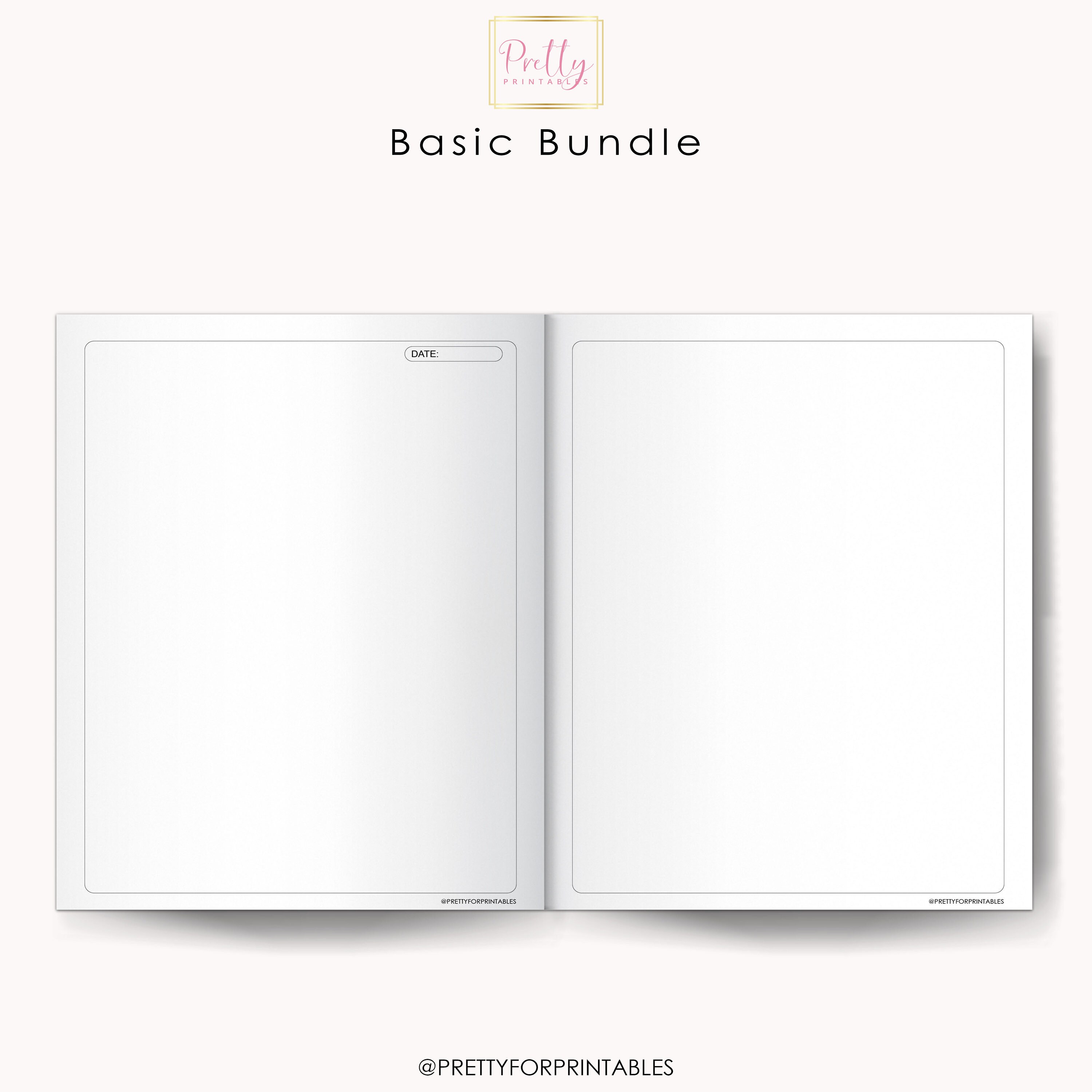 Lined Paper Dot Grid Paper Graph Paper Notebook Journal Dotted | Etsy